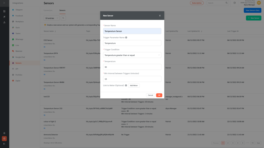 IoT Integrations - FacilityBot - Facilities Management Software
