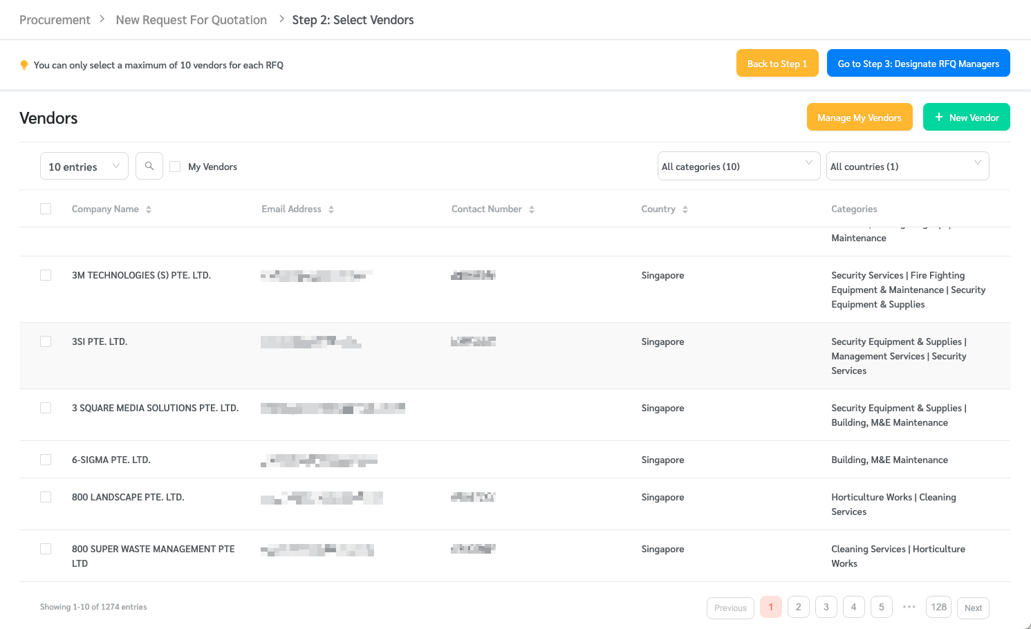 Procurement - FacilityBot - Facilities Management Software