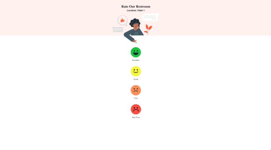 Toilet Feedback Form - FacilityBot - Facilities Management Software