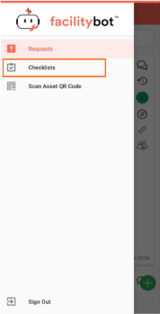 Completing Checklists - FacilityBot - Facilities Management Software