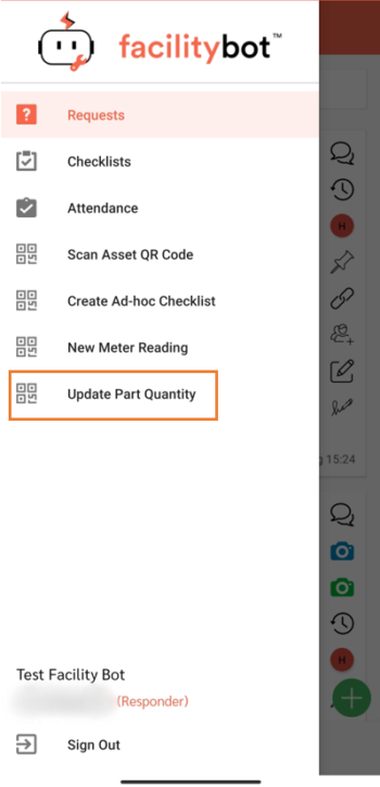 Parts QR Code - FacilityBot - Facilities Management Software