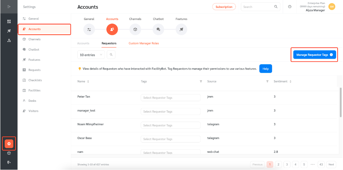 Configuring Permissions To Allow Requestors to Invite Visitors - FacilityBot - Facilities ...