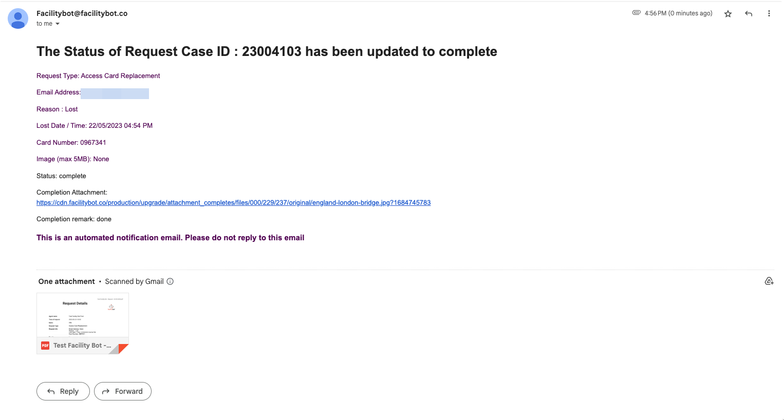 Automatically send emails with attached PDF Reports with Fault Images, Processing Attachments ...